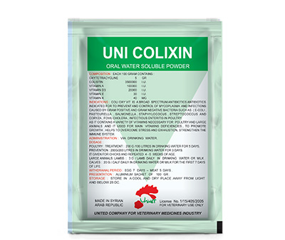 UNI COLIXIN - Univet for veterinary medicine